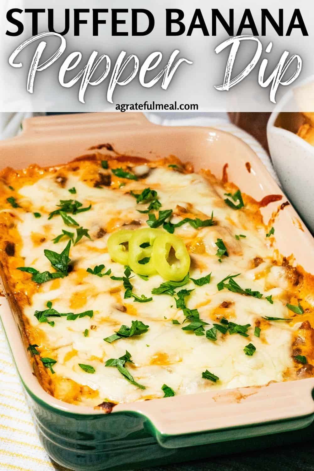 Cheesy Stuffed Banana Pepper Dip with Italian Sausage ...