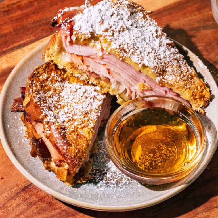 Air Fryer Monte Cristo Sandwich with a Cornflake Crust ...